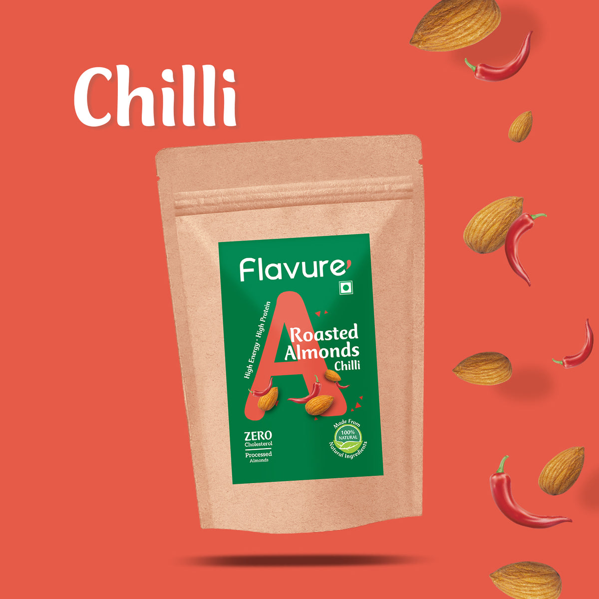 Roasted Almonds Chilli | Flavure